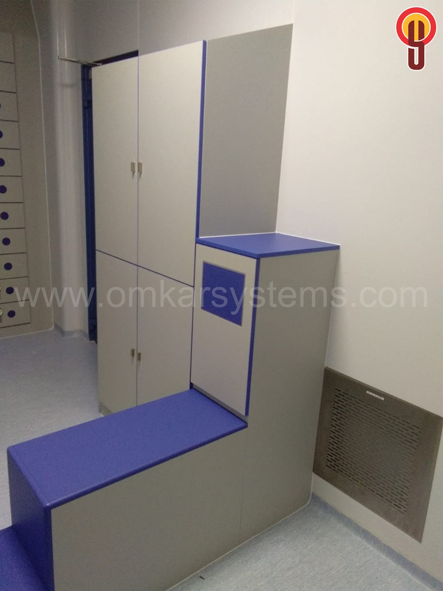 Omkar Modular Systems LLP - PVC Change Room Furniture , PVC Clean room ...